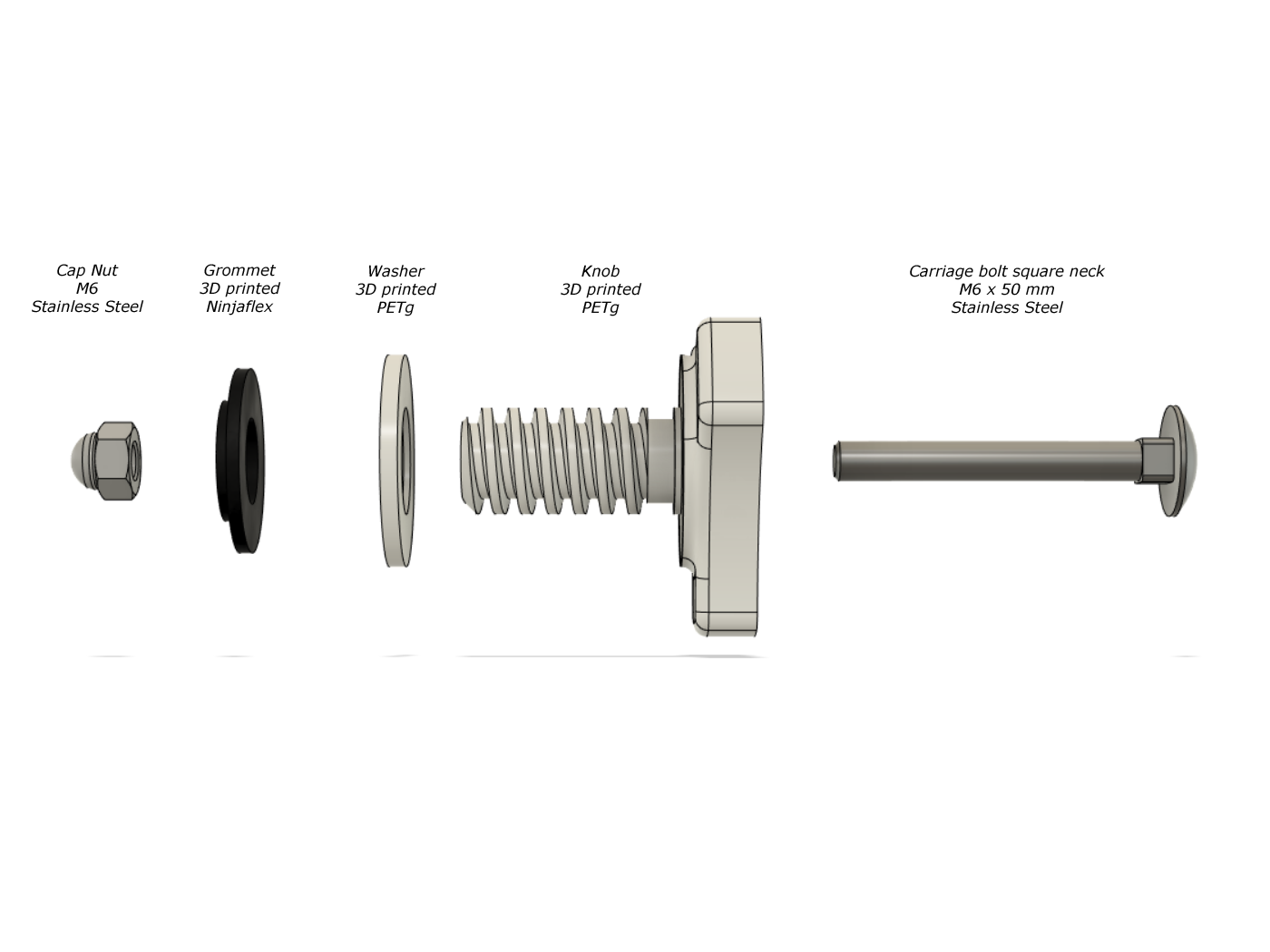 Retainer bolt for bottom tray in Kliko waste container by Anwira ...