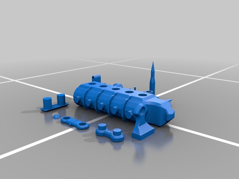 Land Dreadnought by Ethan Kohlbacher | Download free STL model ...