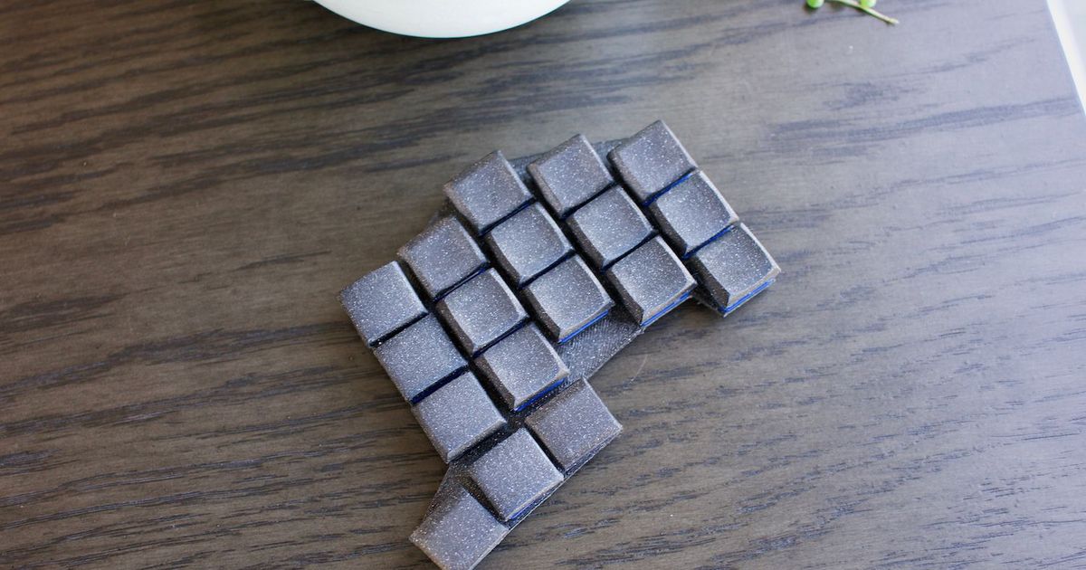 Chicago Steno Low Profile Keycaps (Kailh Choc) by levpopov | Download ...