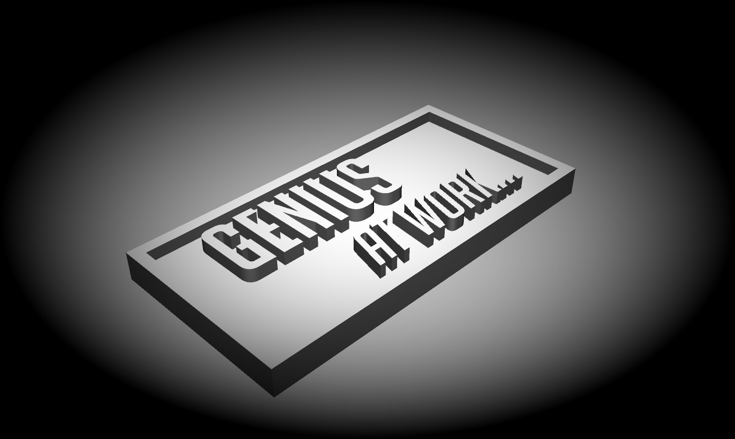 Genius at work by Nick-ko | Download free STL model | Printables.com