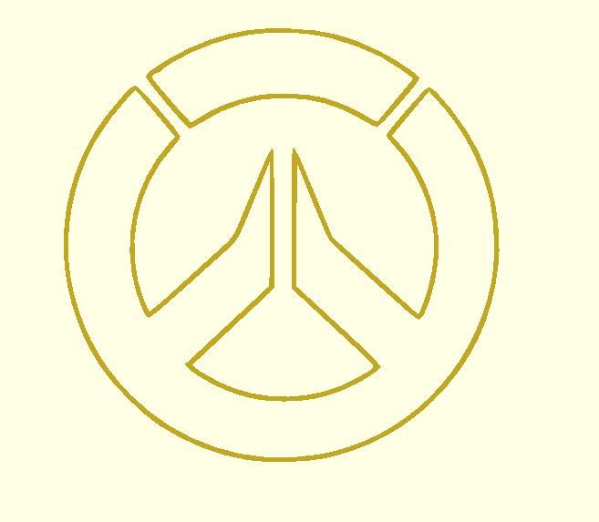 Overwatch Logo by Nick-ko | Download free STL model | Printables.com