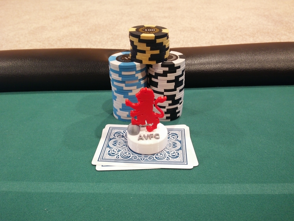 Aston Villa Poker Card Capper by UWcharlie1983 | Download free STL ...