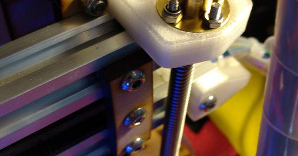 i3v Lead Screw Nut Plate by cperiod | Download free STL model ...