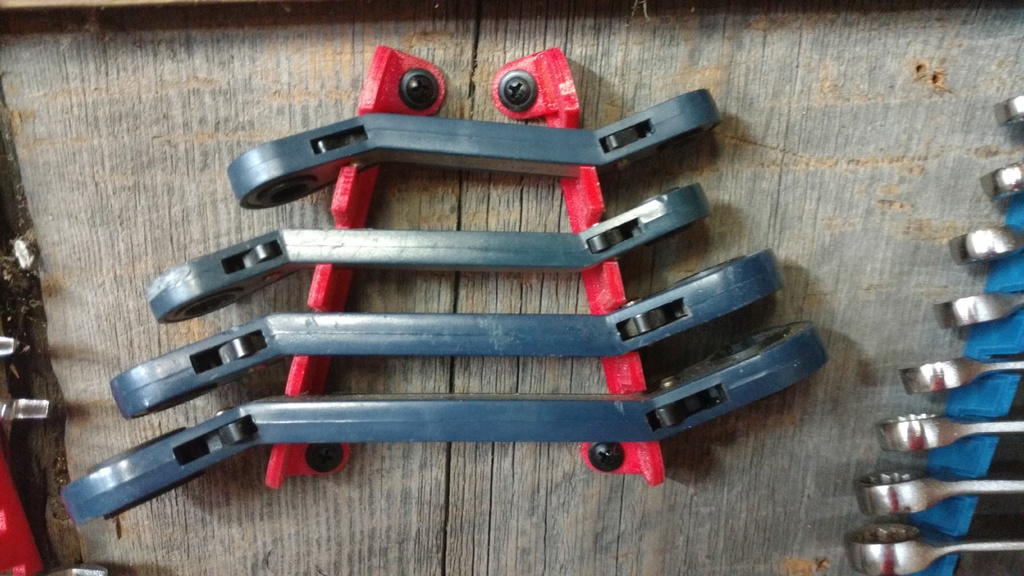 Customizable Wrench Rack by cperiod | Download free STL model ...