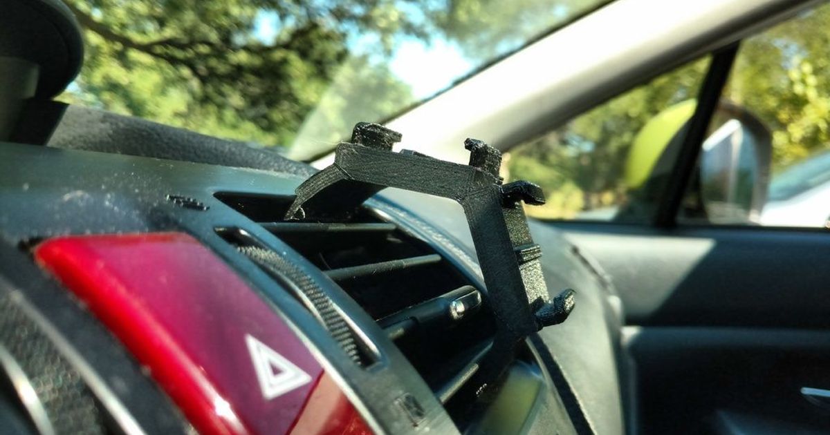 Subaru Crosstrek GoPro Vent Mount by cperiod | Download free STL model ...