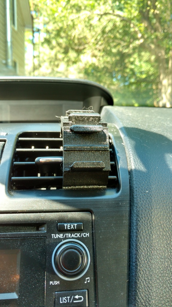 Subaru Crosstrek GoPro Vent Mount by cperiod | Download free STL model ...