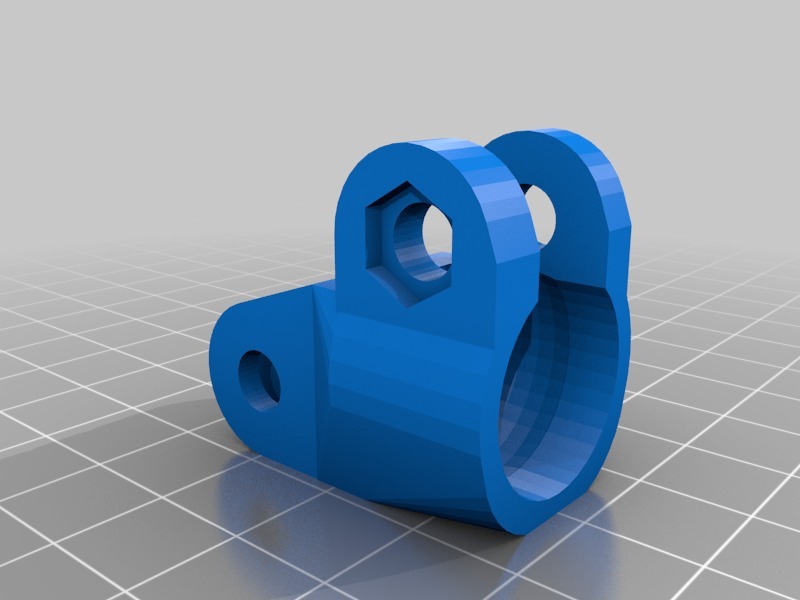 GoPro low-profile swivel mount by cperiod | Download free STL model ...