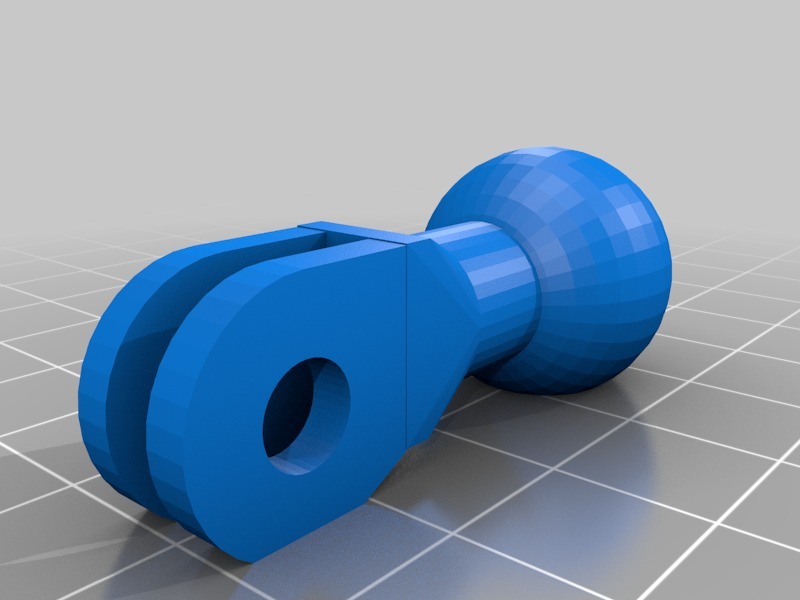GoPro low-profile swivel mount by cperiod | Download free STL model ...