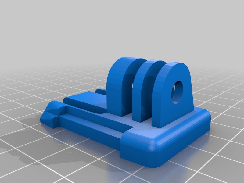GoPro simplified clip mount by cperiod | Download free STL model ...