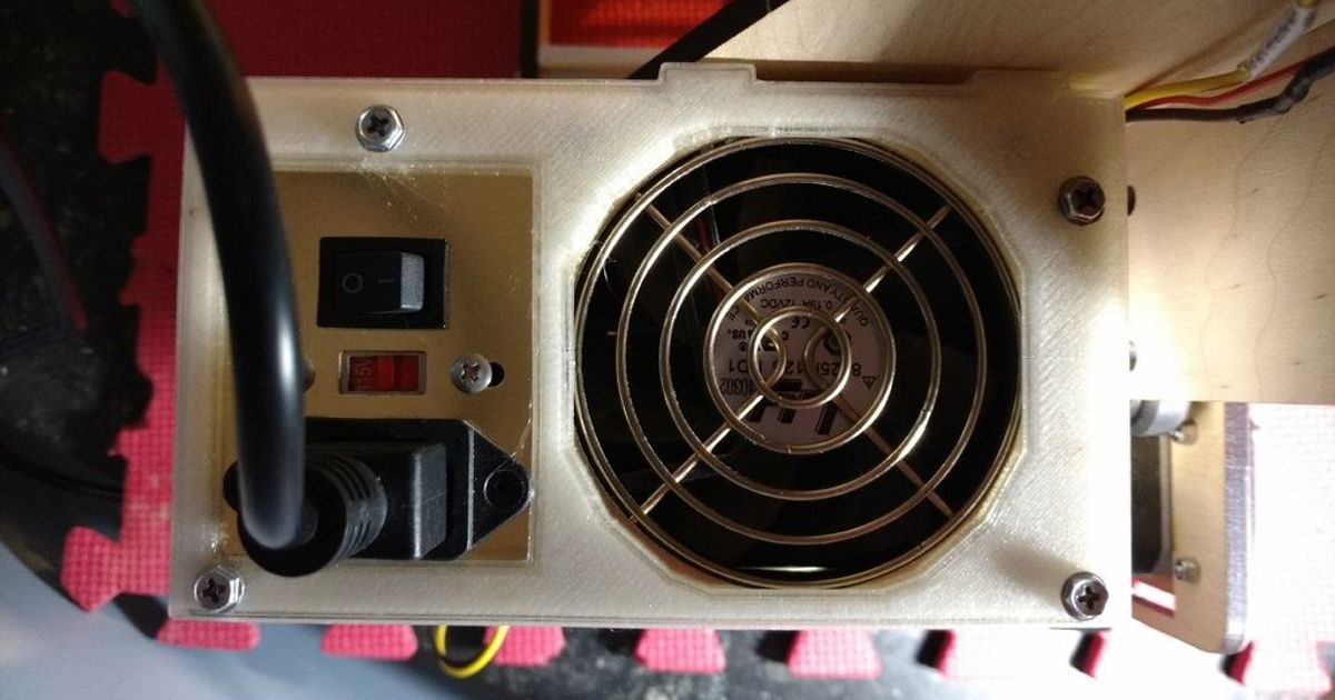 ATX PSU back mounting plate by cperiod | Download free STL model ...