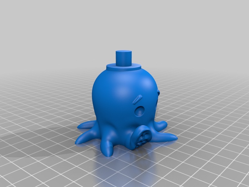 Hatty Cute Octopus by Nick-ko | Download free STL model | Printables.com