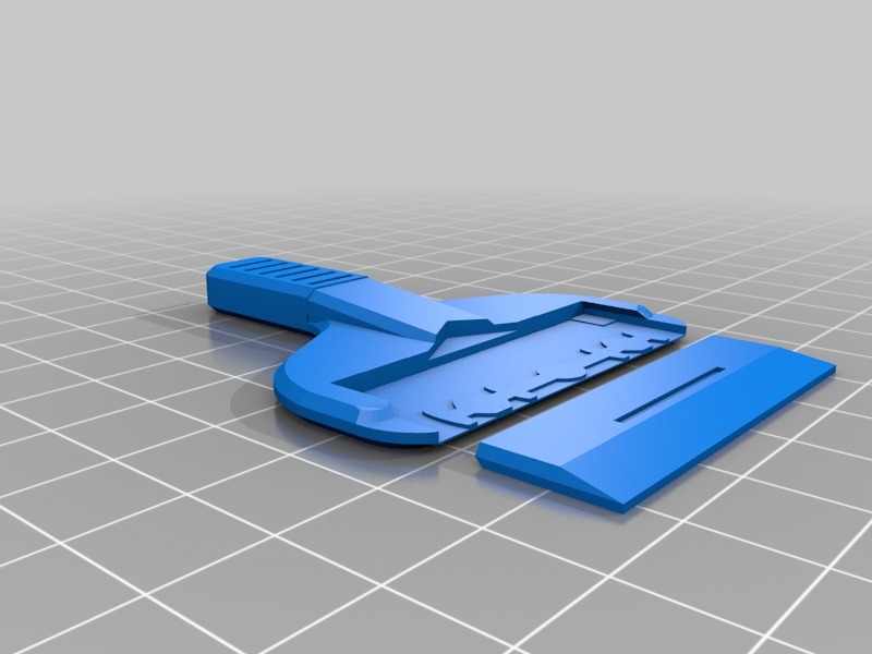 EZ-Double-Edged-Razor-Blade-Handle-Chibi by Nick-ko | Download free STL ...