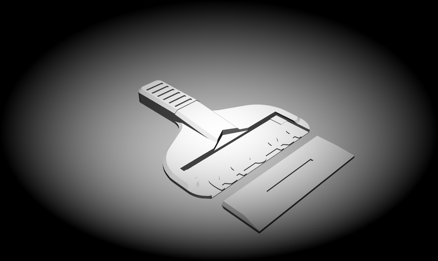 EZ-Double-Edged-Razor-Blade-Handle-Chibi by Nick-ko | Download free STL ...