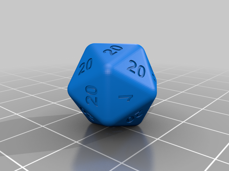 D20: 19: 20s, 1: 1 by Jogaklaa | Download free STL model | Printables.com