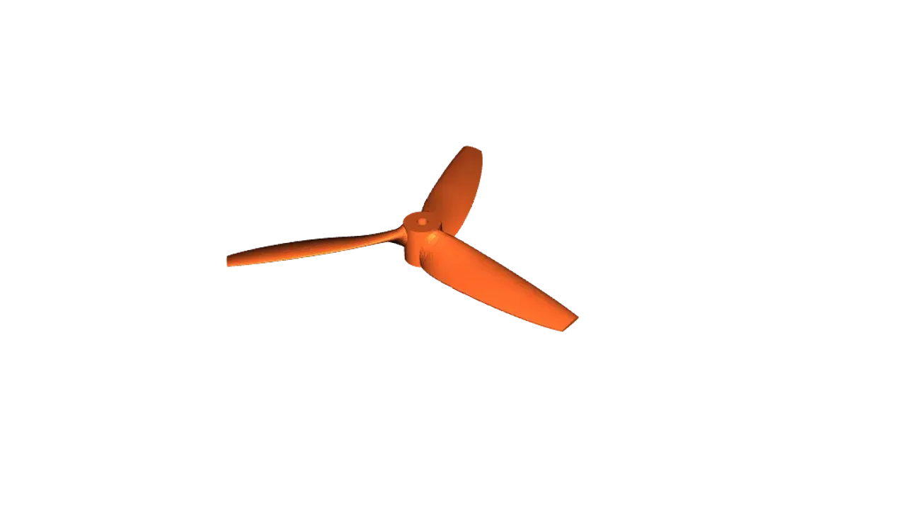 Elliptical-blade NACA airfoil propeller library by Anachronist | Download free STL model ...