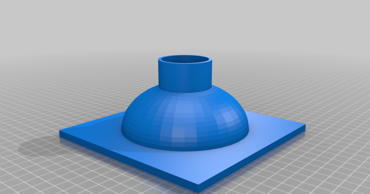 6-Inch x6-Inch Bell Trap Drain by NightLonk | Download free STL model ...