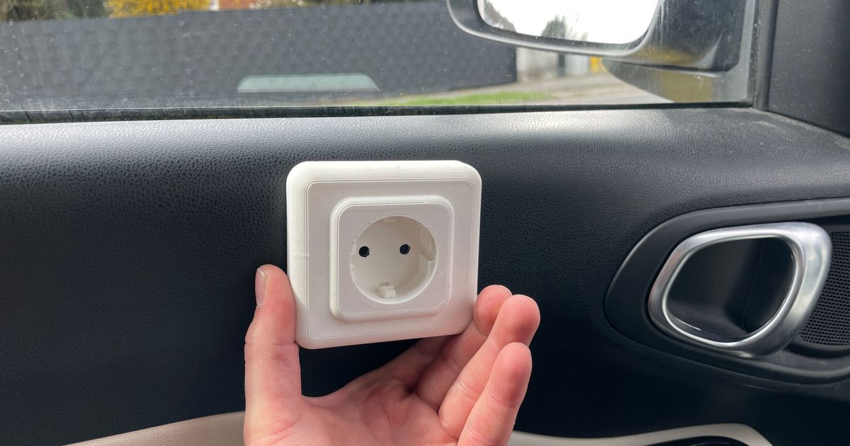 Fake EU Wallsocket by 3DPrintNovesia | Download free STL model ...