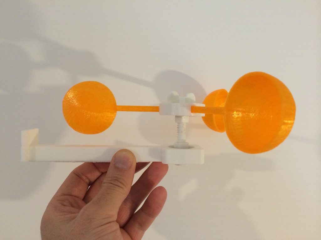 Anemometer - Low Friction Upright by DigitalUrban | Download free STL ...