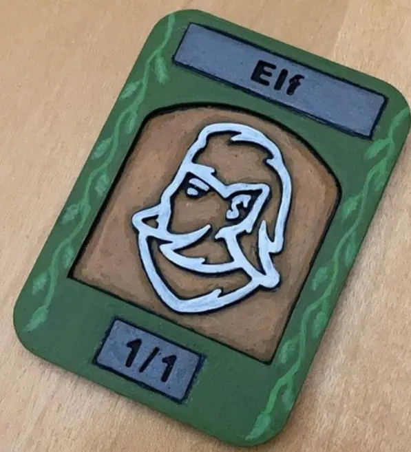 MTG Elf Token by GLaBOS | Download free STL model | Printables.com