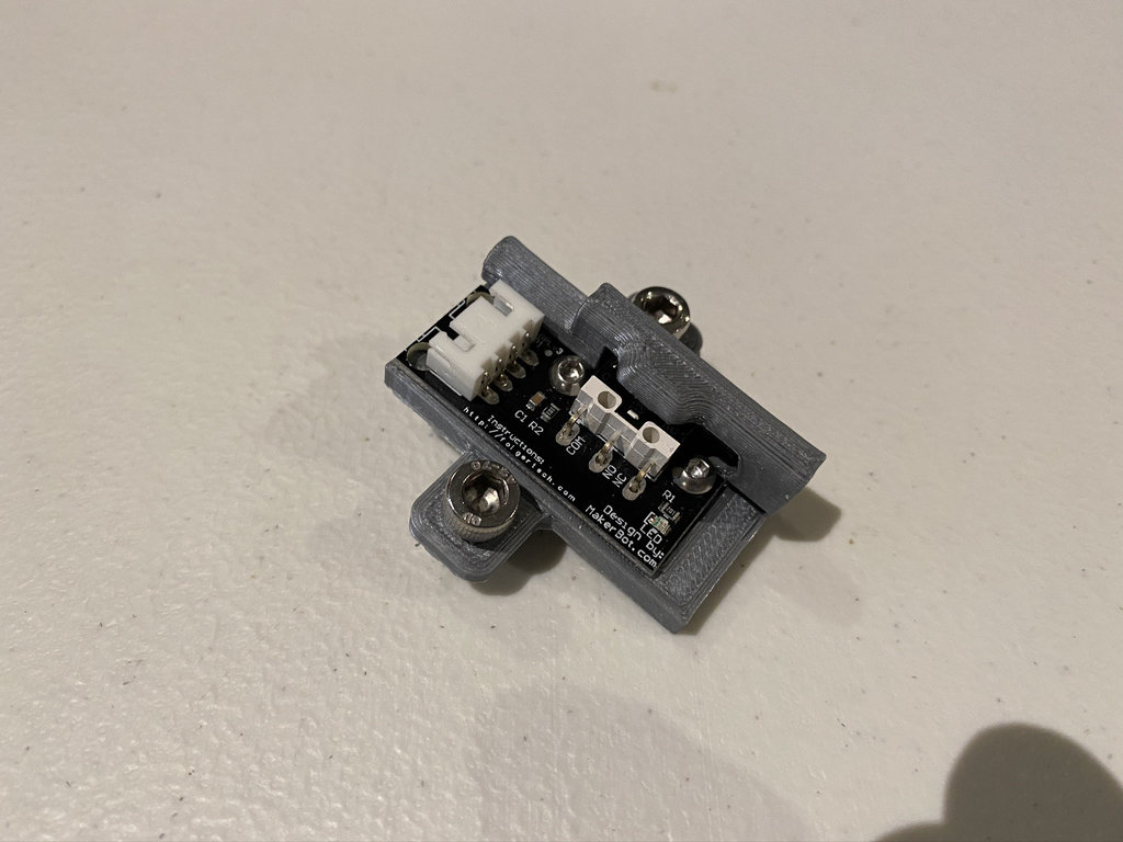 Endstop-Based 2020 Filament Run-Out Sensor by LilMikey | Download free ...