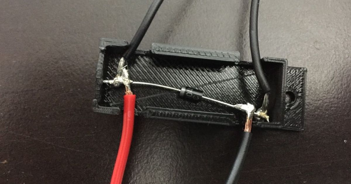 Flyback Diode Box by LilMikey | Download free STL model | Printables.com