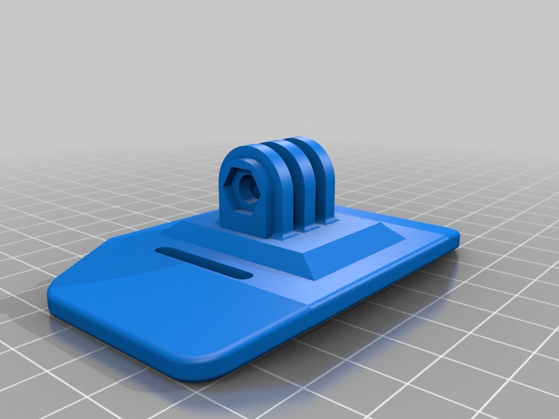 Basic GoPro Strap Mounts by LilMikey | Download free STL model ...