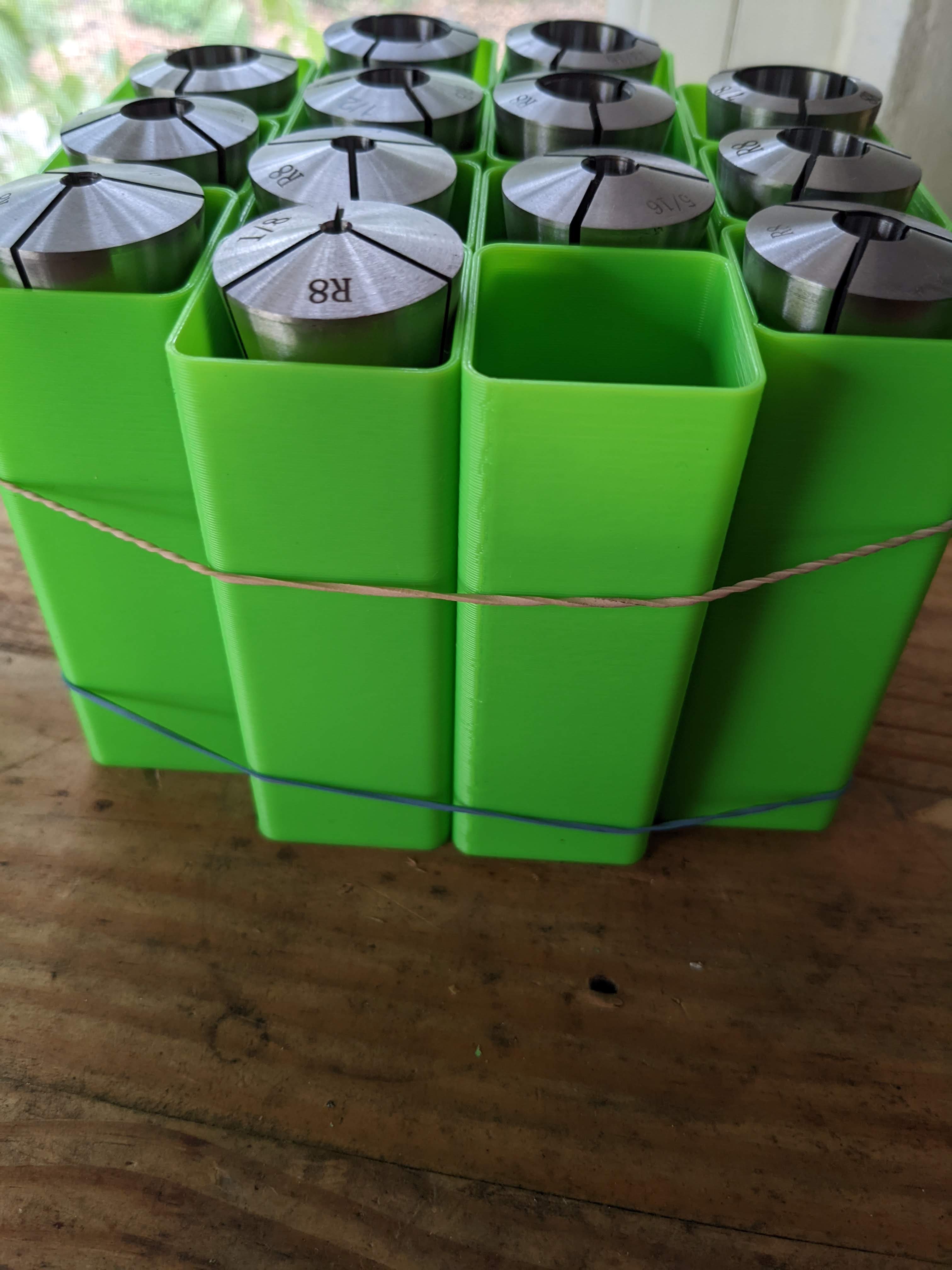 R-8 Collet Storage Tube by Making with Matt | Download free STL model ...