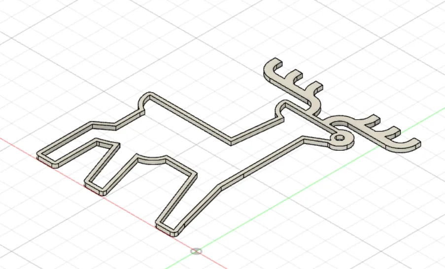 Christmas Tree Ornament - Reindeer by info@the3dprintlab.co.za ...