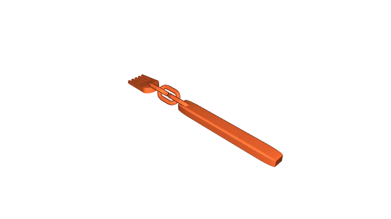 Useless Chain Fork by flansch | Download free STL model | Printables.com