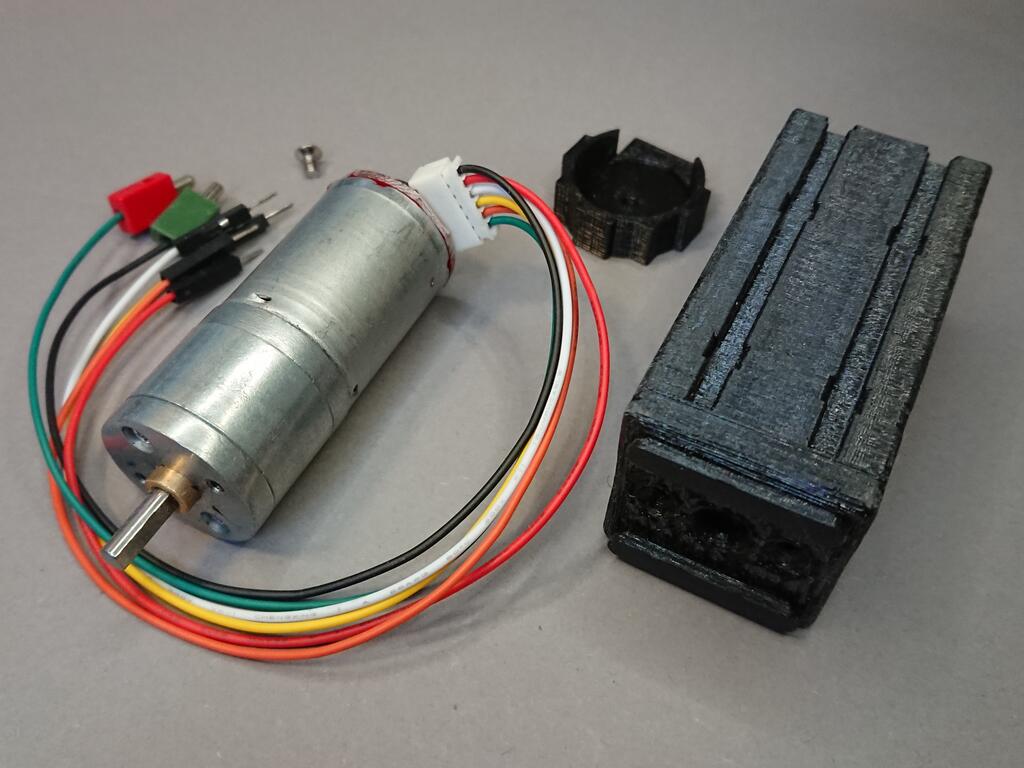 Geared DC-Encoder-Motor enclosure for fischertechnik by juh | Download ...