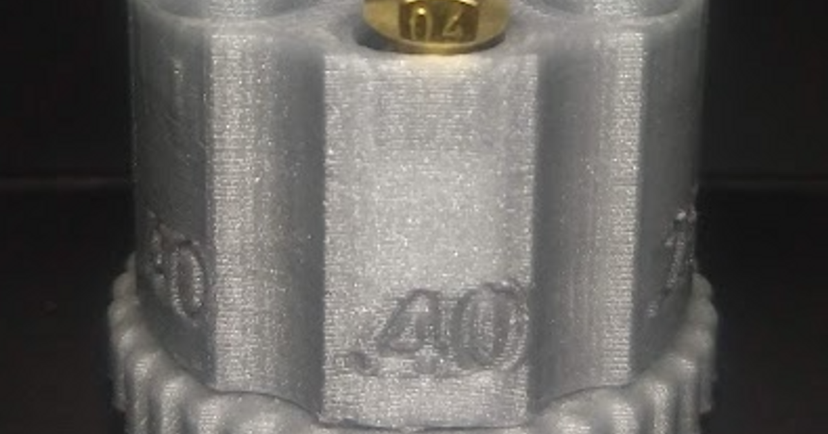 Nozzle Holder - Spinning Revolver Cylinder by Caio. | Download free STL ...