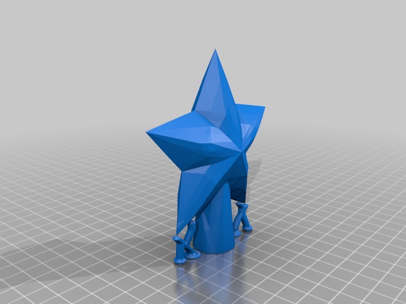 Christmas Tree Star / tree topper - tweaked by DaveTheYellowDart ...