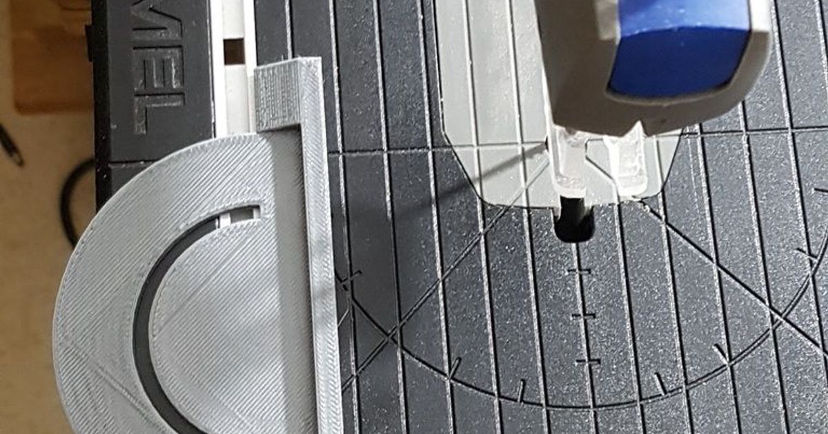 Dremel moto saw miter gauge store