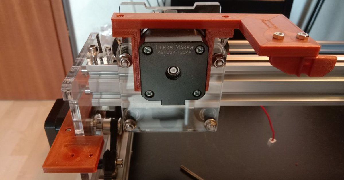 Cable chain mount for Eleksmaker A3 Pro by Andys1957 | Download free ...