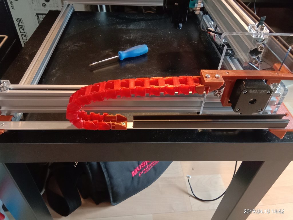 Cable chain mount for Eleksmaker A3 Pro by Andys1957 | Download free ...