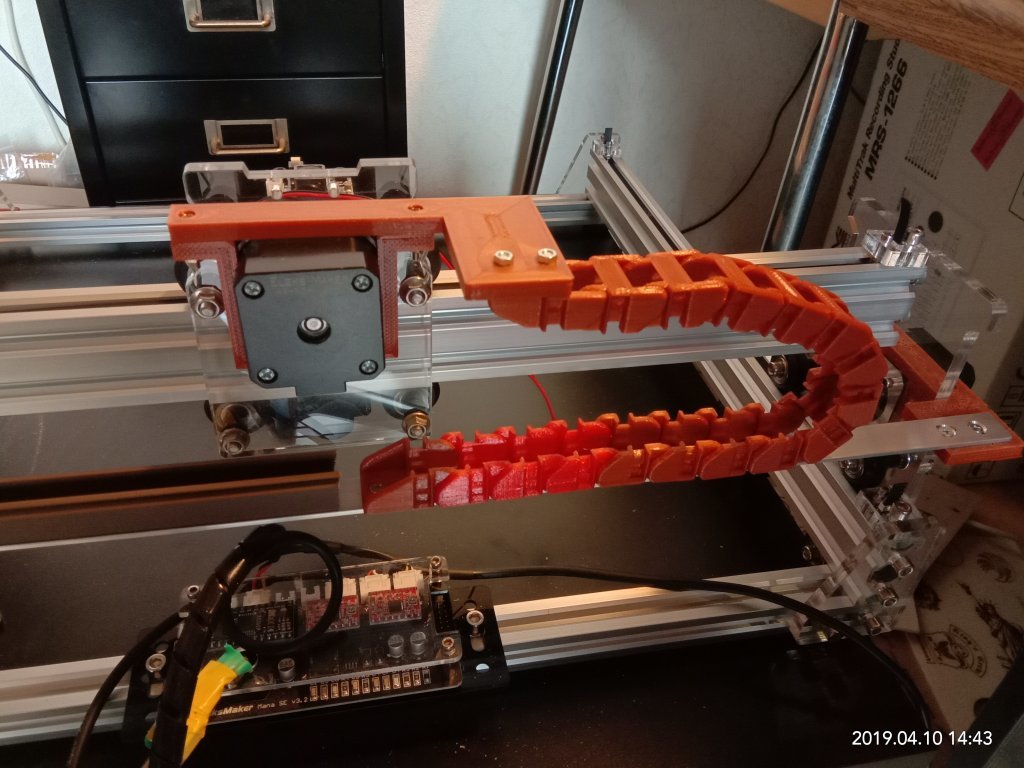 Cable chain mount for Eleksmaker A3 Pro by Andys1957 | Download free ...