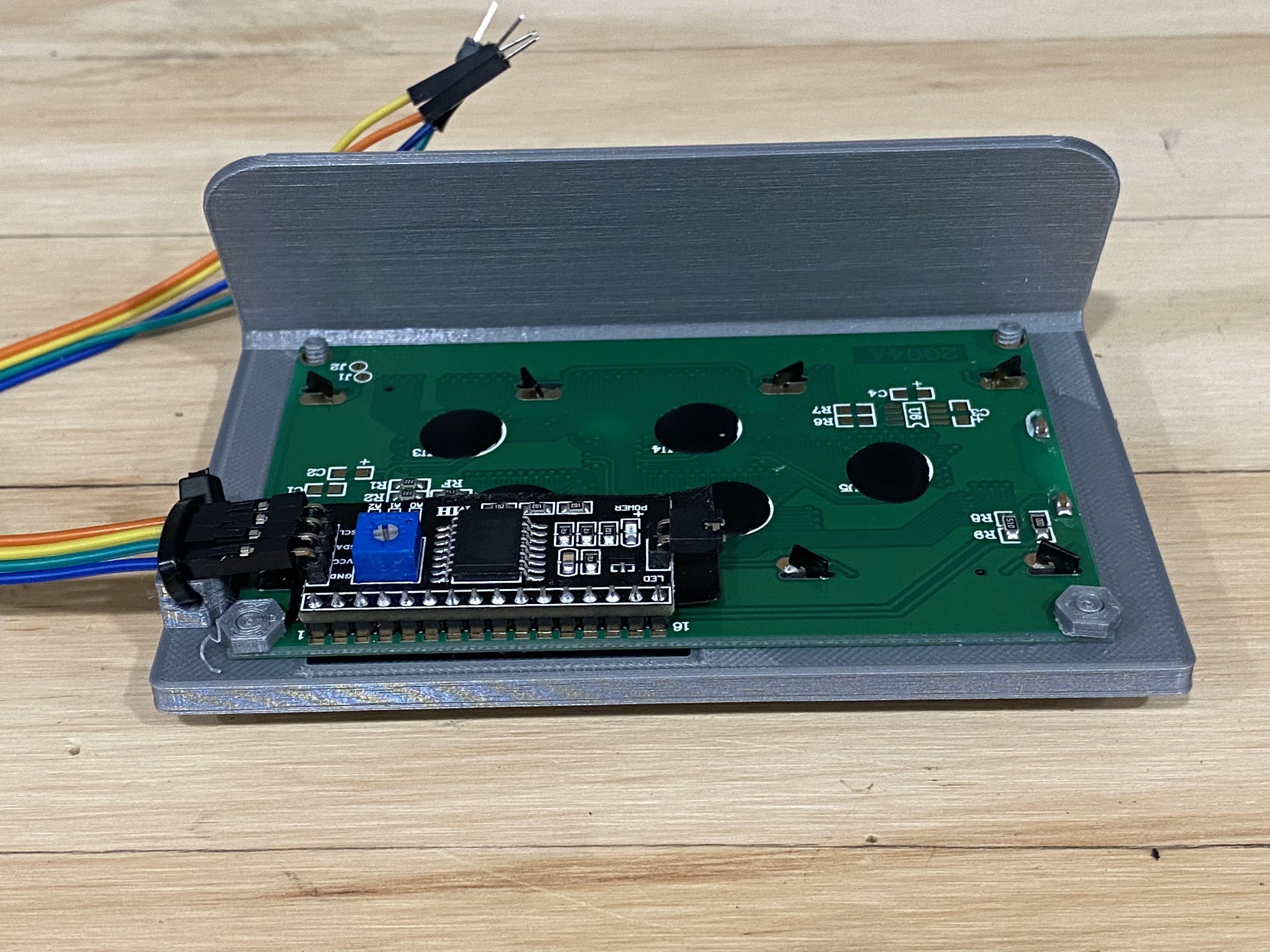 4 Line LCD Display Stand by Cowwolfe | Download free STL model ...