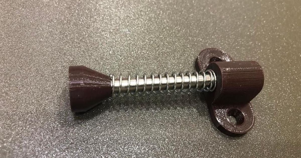 Cabinet Spring Plunger by dgardner | Download free STL model ...