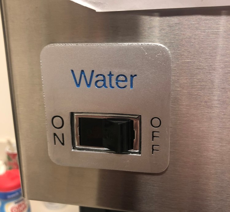 Ice Maker Water On/Off sign (Scotsman TouchFree) by Nem | Download free ...
