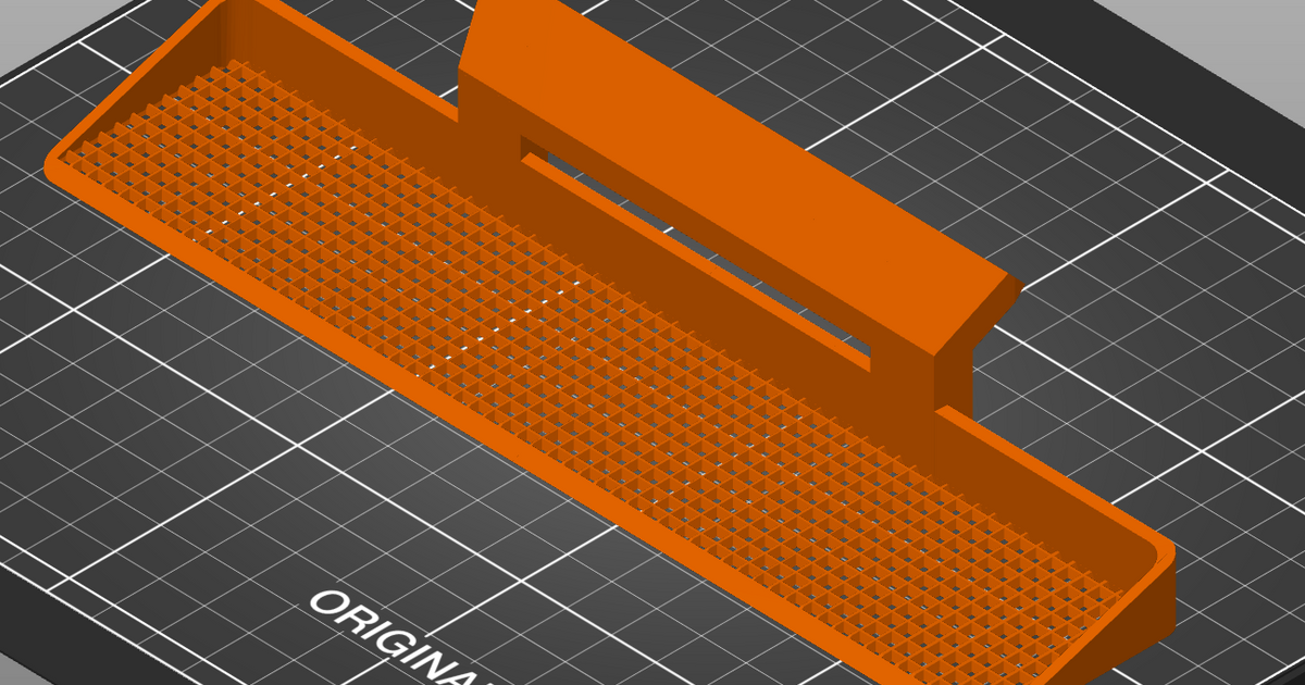 210ish mm scraper for larger resin printers by Zev Melmed | Download ...