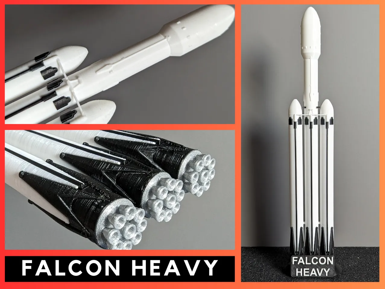 FALCON HEAVY by Kmobrain | Download free STL model | Printables.com