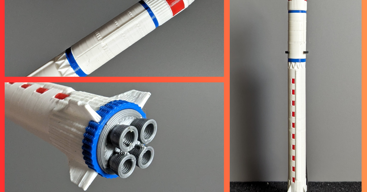 LONG MARCH 2D / CZ-2D by Kmobrain | Download free STL model ...