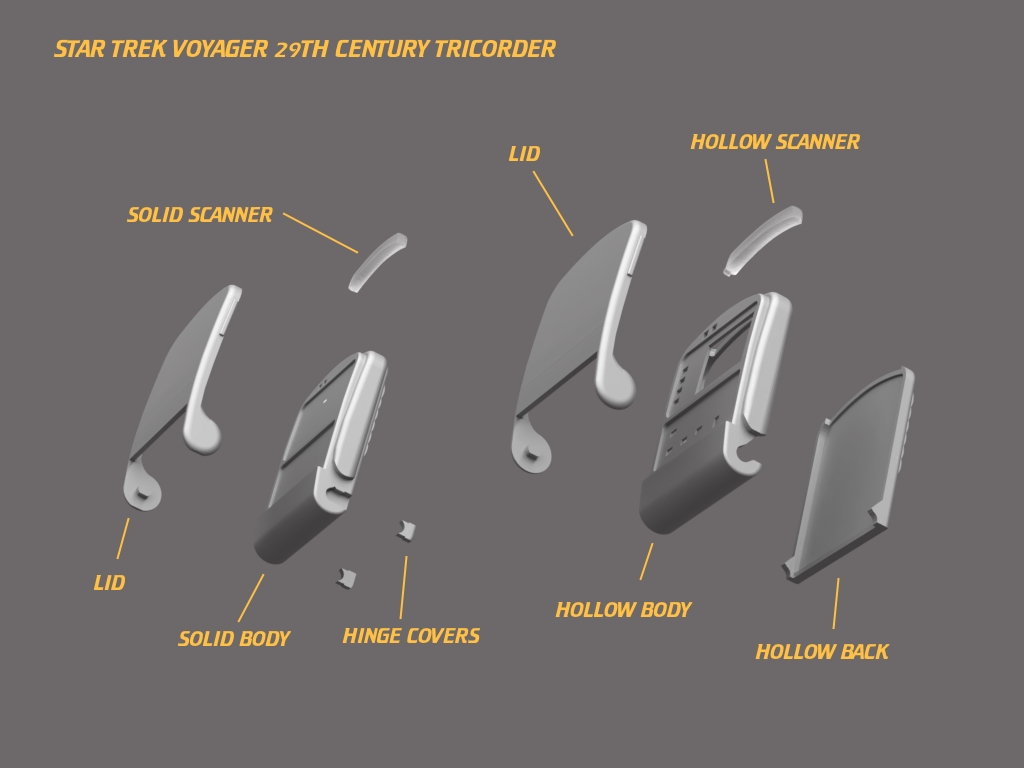 Star Trek 29th Century Tricorder by 𝗨𝗻𝗶𝗺𝗮𝘁𝗿𝗶𝘅𝗥𝗲𝗱🪐🌠 | Download free STL ...