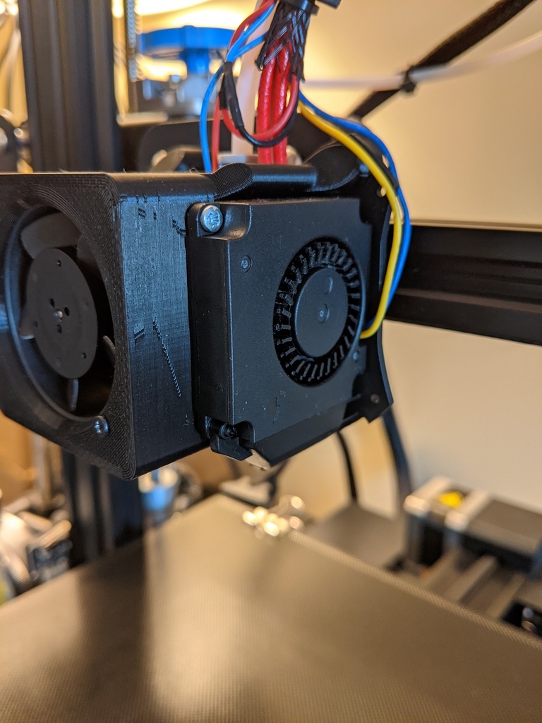 Ender 3 V2 Hotend 4020 Fan Shroud by Printercat64 | Download free STL ...