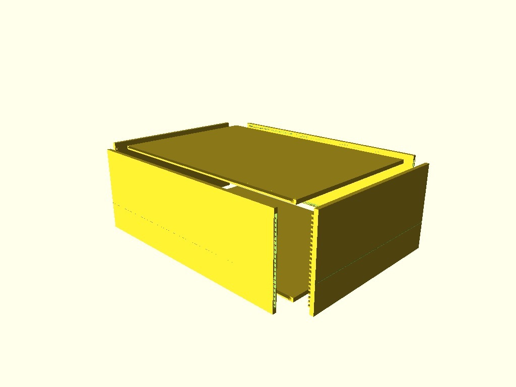 Customizable enclosure with Fan and LCD ports by someoneonly | Download ...
