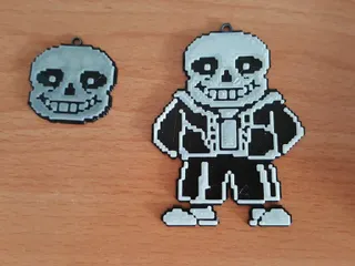 Undertale dual tone keychains by someoneonly | Download free STL model ...