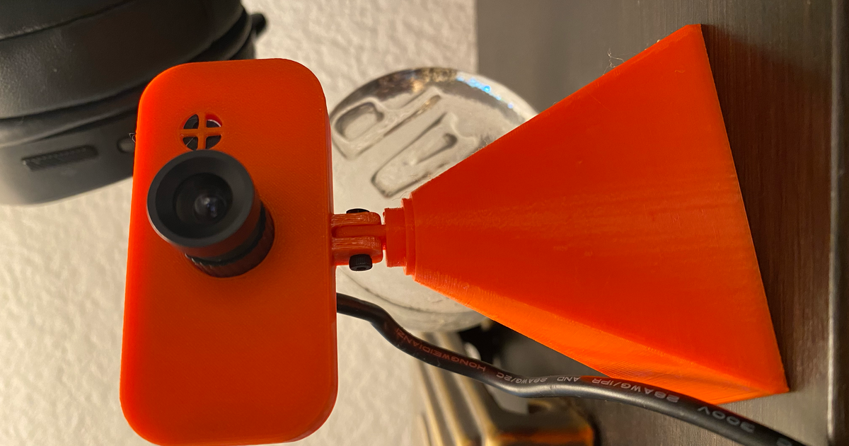 Mini webcam snap-case enclosure (30mm x 25mm) by balzac | Download free ...