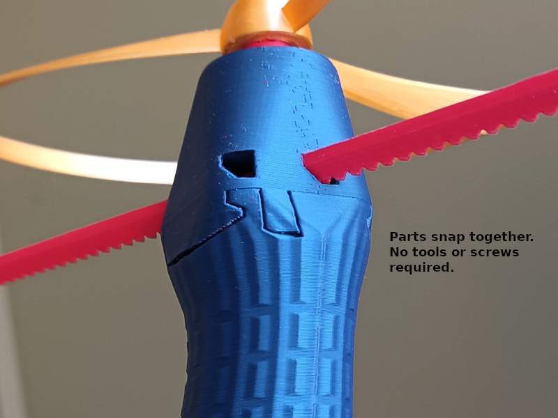 Way over-engineered pullcopter v3 by Anachronist | Download free STL ...