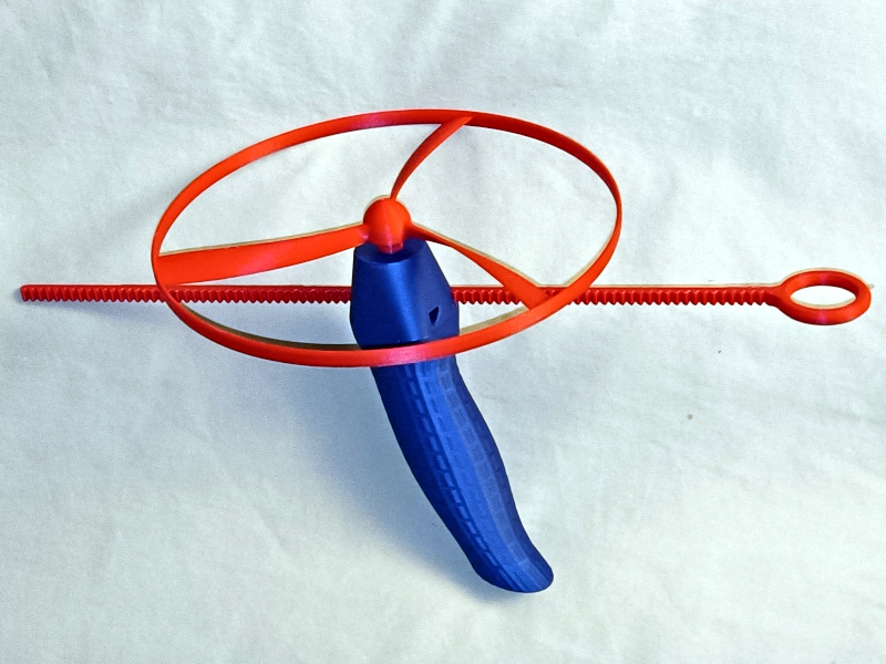 Way over-engineered pullcopter v3 by Anachronist | Download free STL ...