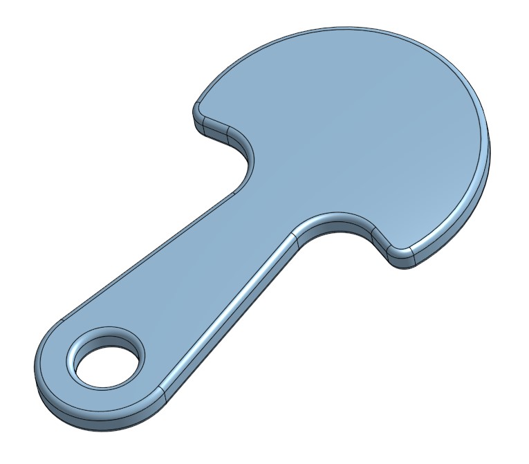 Removable shopping trolley key by Lucian Brandus | Download free STL ...